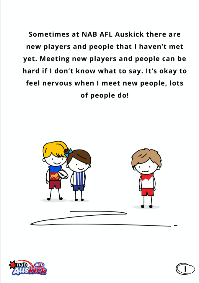 NAB AFL Footy Stories: Meeting new kids – AllPlay